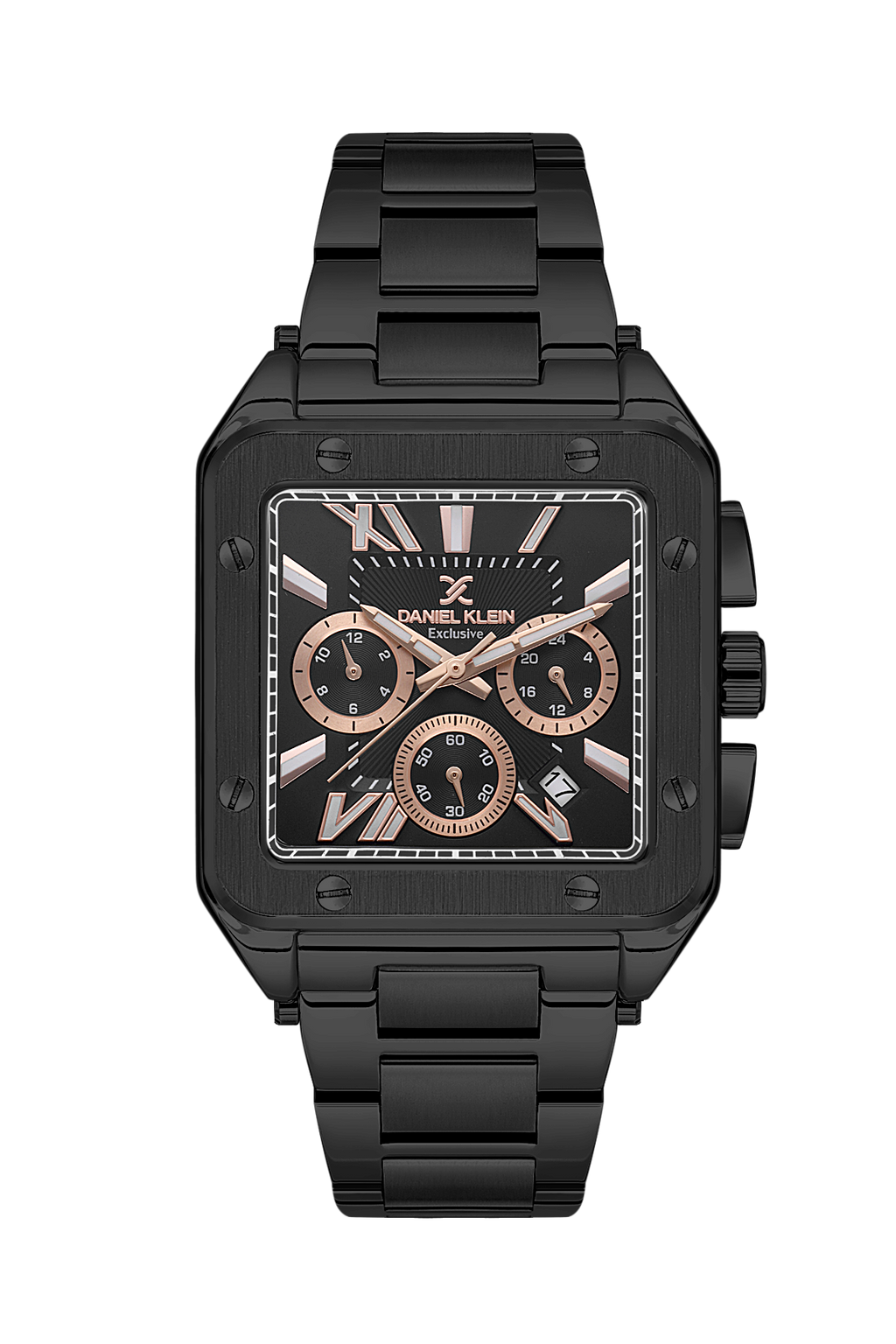 Daniel Klein Exclusive Men Triple Black Watch – Daniel Klein Watch USA