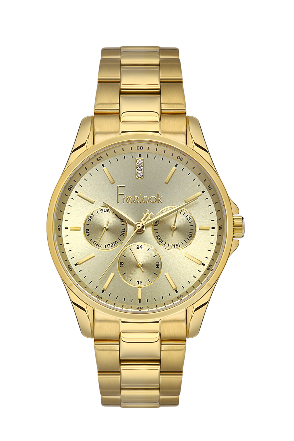 Freelook Jolie Women Champagne/Gold Watch – Daniel Klein Watch USA